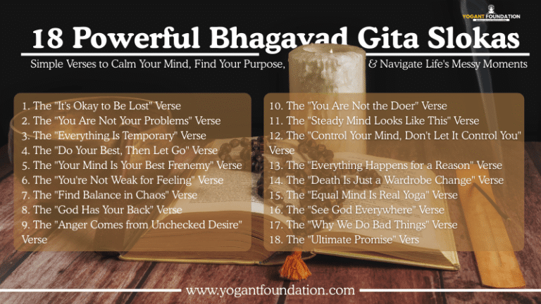 18 Powerful Bhagavad Gita Slokas You Need to Know Right Now